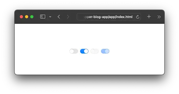 input[type=checkbox] 要素に switch 属性を指定することによる HTML 標準のスイッチ UI の提案