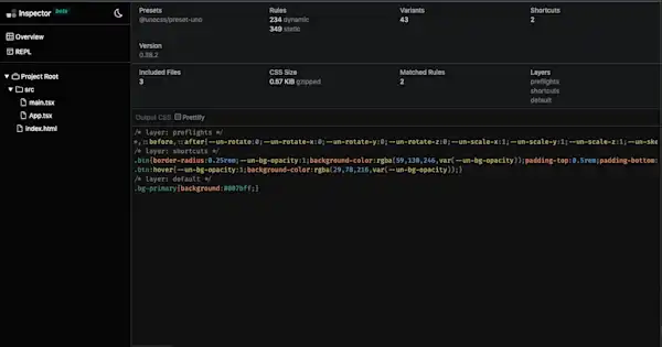 Atomic CSS エンジン - UnoCSS