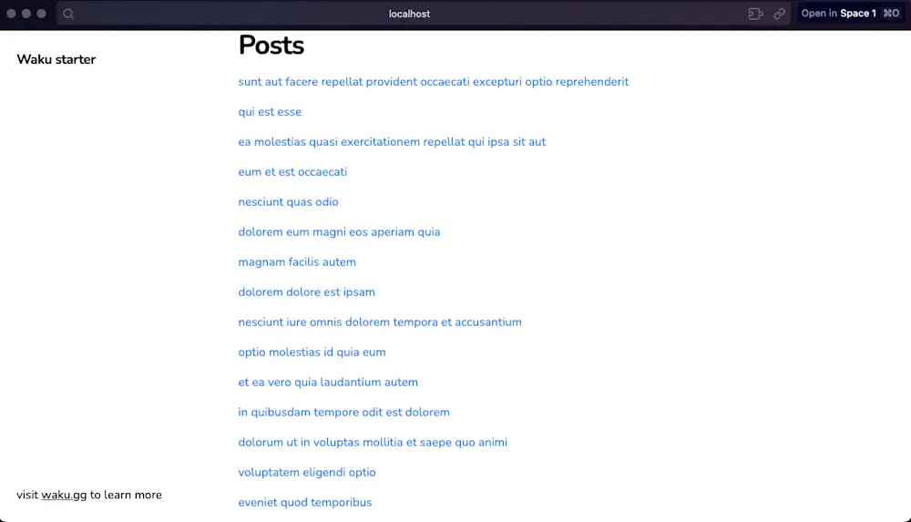 React Server Components を使うためのミニマムなフレームワーク Waku