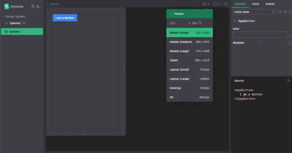 Vue 向けの Vite 製の UI コンポーネントカタログツール Histoire