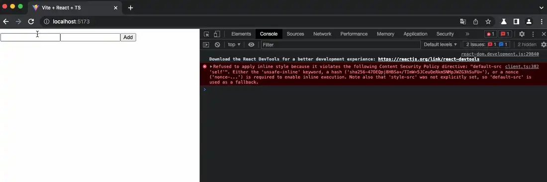 React は javascript スキームを使った XSS を防ぐことができない