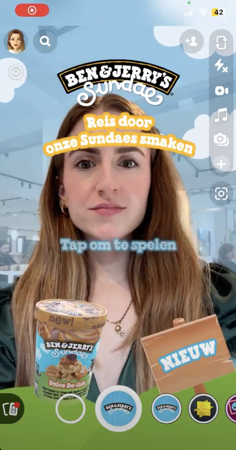 Ben And Jerrys Pints Success Story Snapchat For Business