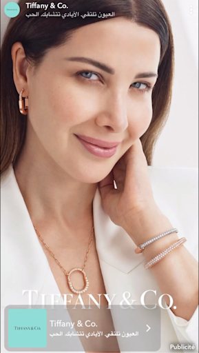 The Winning Duo of Tiffany & Co's Snapchat Campaign in the Middle East