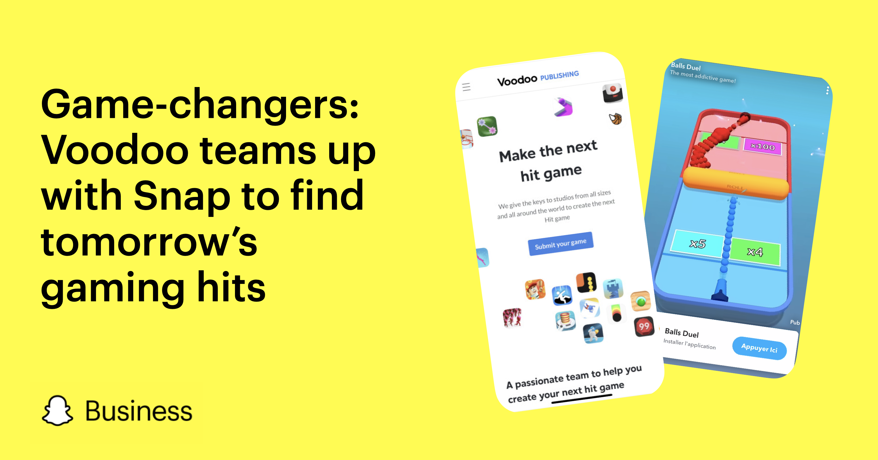 Voodoo | Snapchat for Business