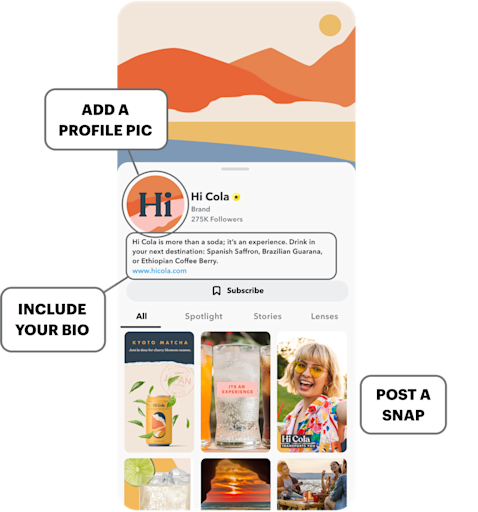 Public Profiles on Snapchat | Snapchat Business Profile