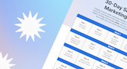 30 Day Social Media Plan Template PDF