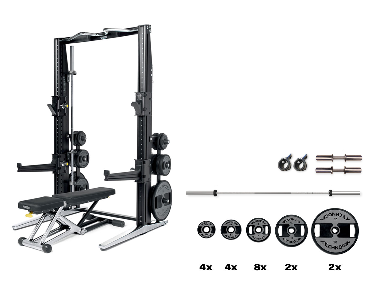 Power Personal: Home gym machine with weight bench | Technogym Thailand