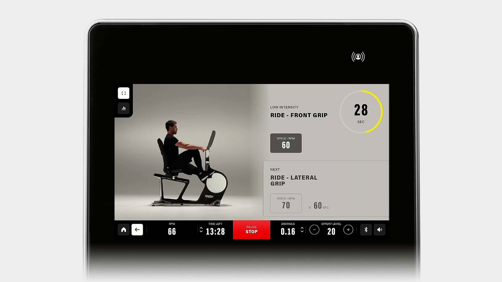 Technogym Recline Personal: Recumbent exercise bike | Technogym