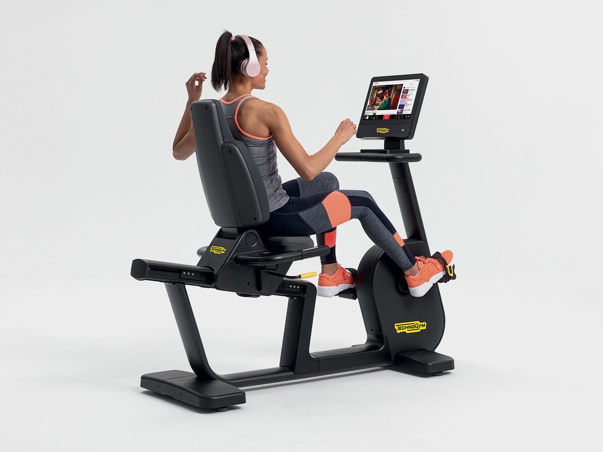 Technogym Excite Recline: Sit-down exercise bike | Technogym Canada