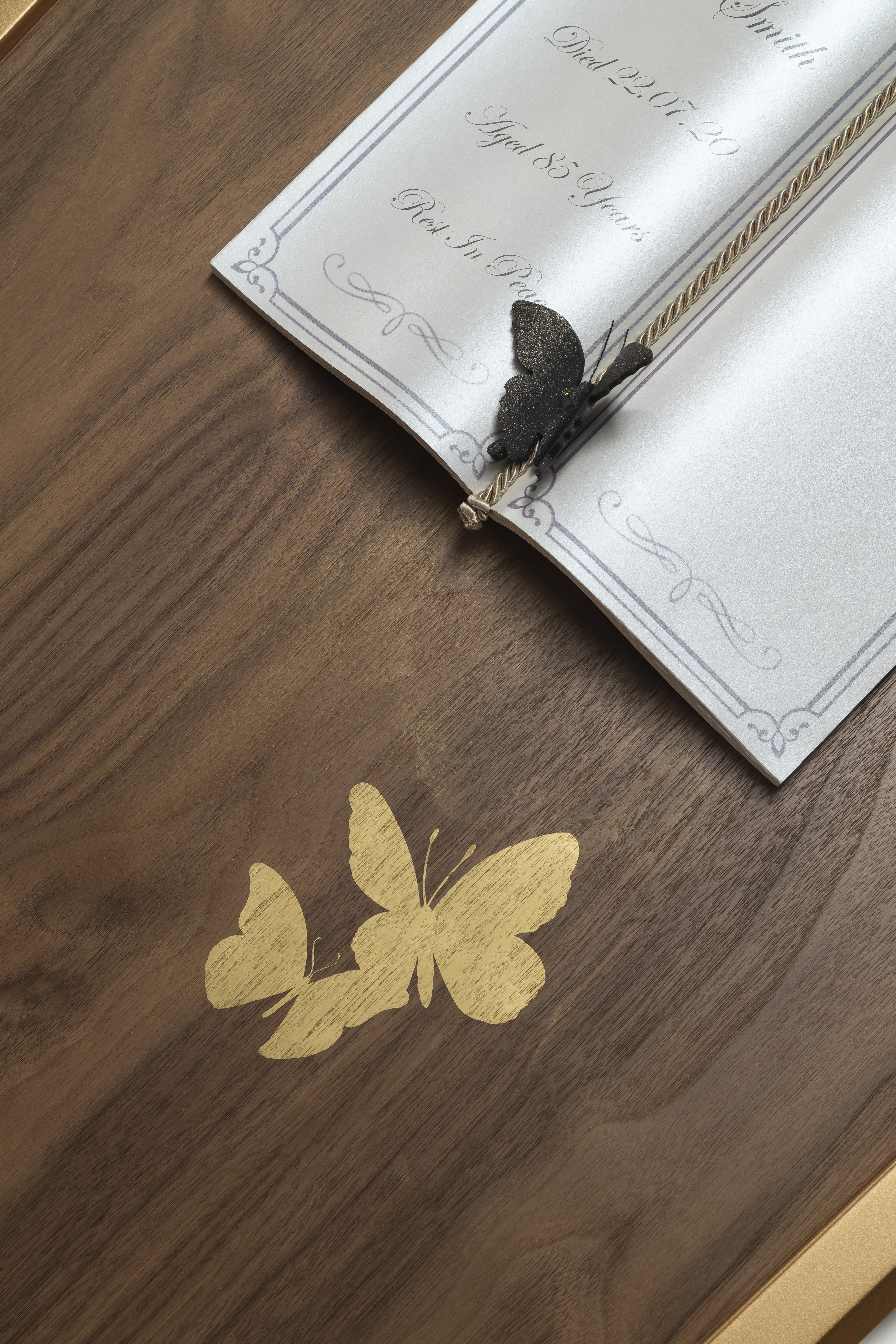 Butterfly Tribute Coffin - Co-op Funeralcare