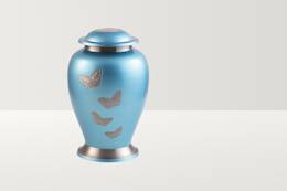 Blue Butterfly Urn - Co-op Funeralcare