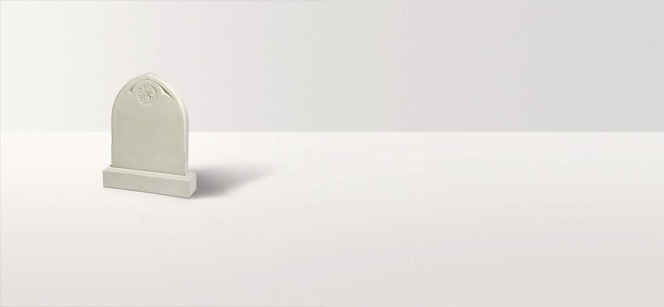 Gothic Rose Yorkstone Memorial - Co-op Funeralcare