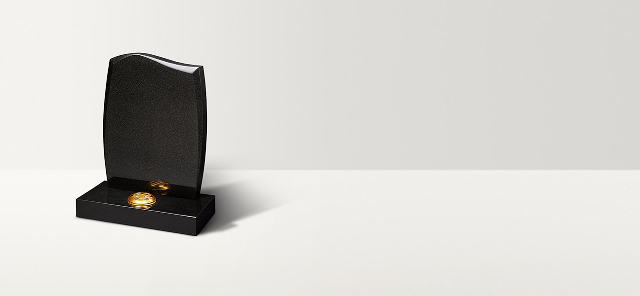 Curved Half Ogee Granite Memorial - Co-op Funeralcare