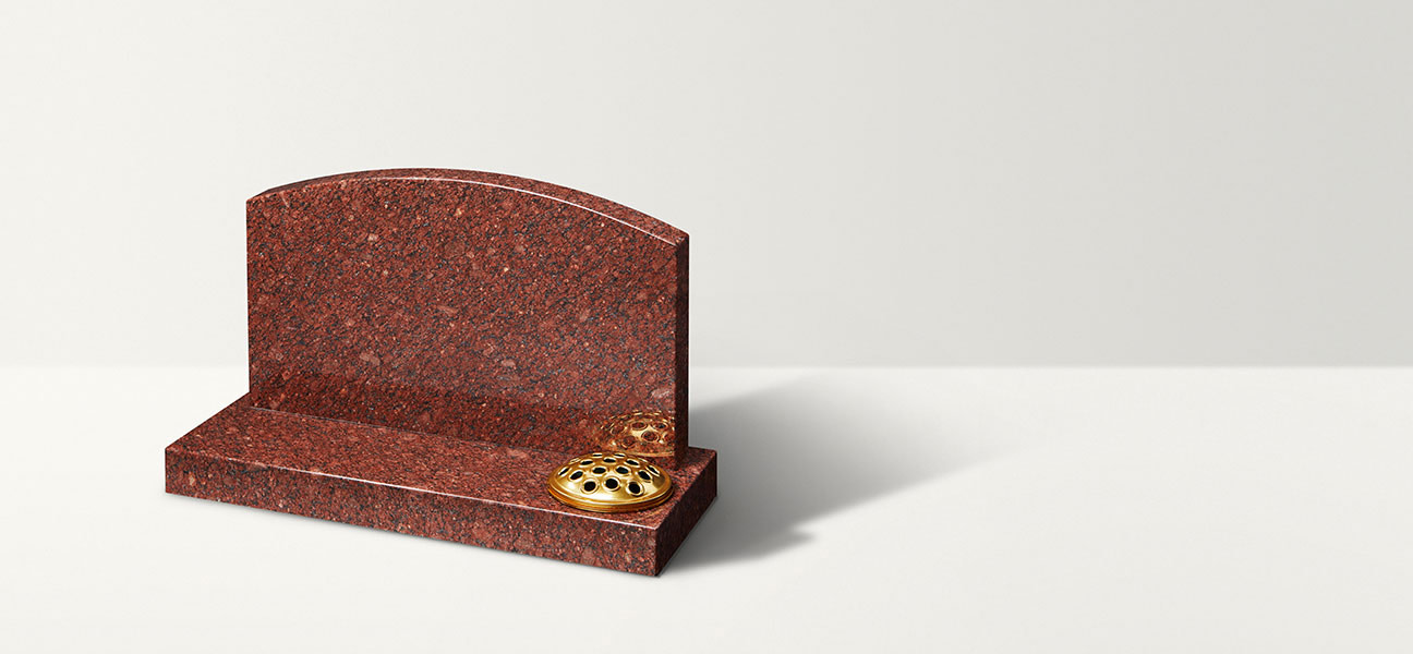 Small Rounded Granite Memorial - Co-op Funeralcare