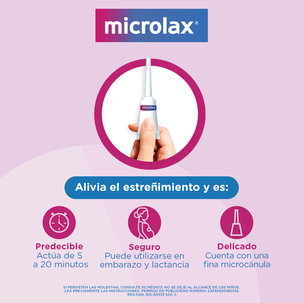 MICROLAX®, el camino rápido para aliviar el estreñimiento