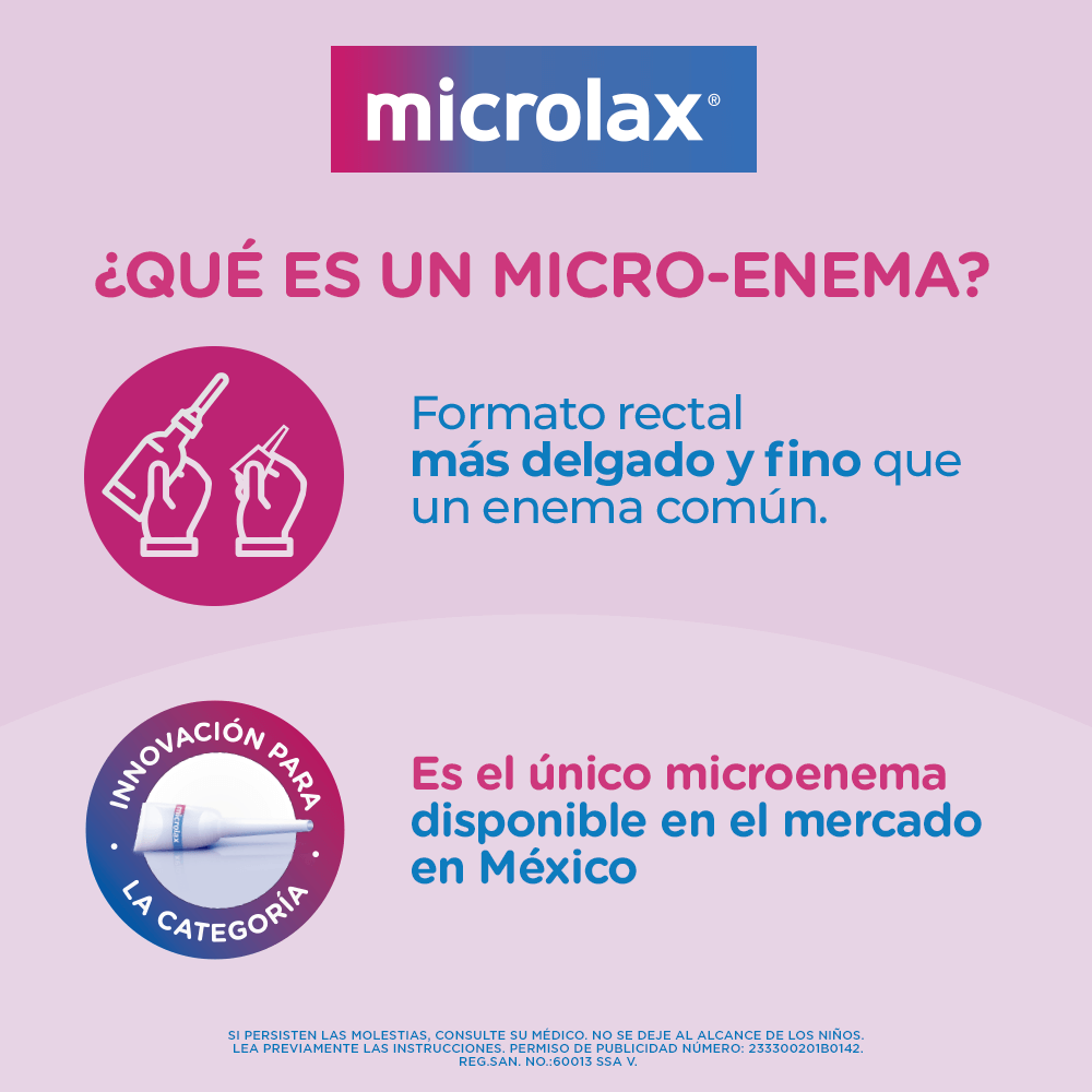 MICROLAX®, el camino rápido para aliviar el estreñimiento