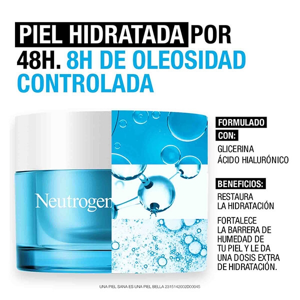 Refill de Crema Hidratante Facial en Gel Neutrogena® Hydro Boost® 50g ...