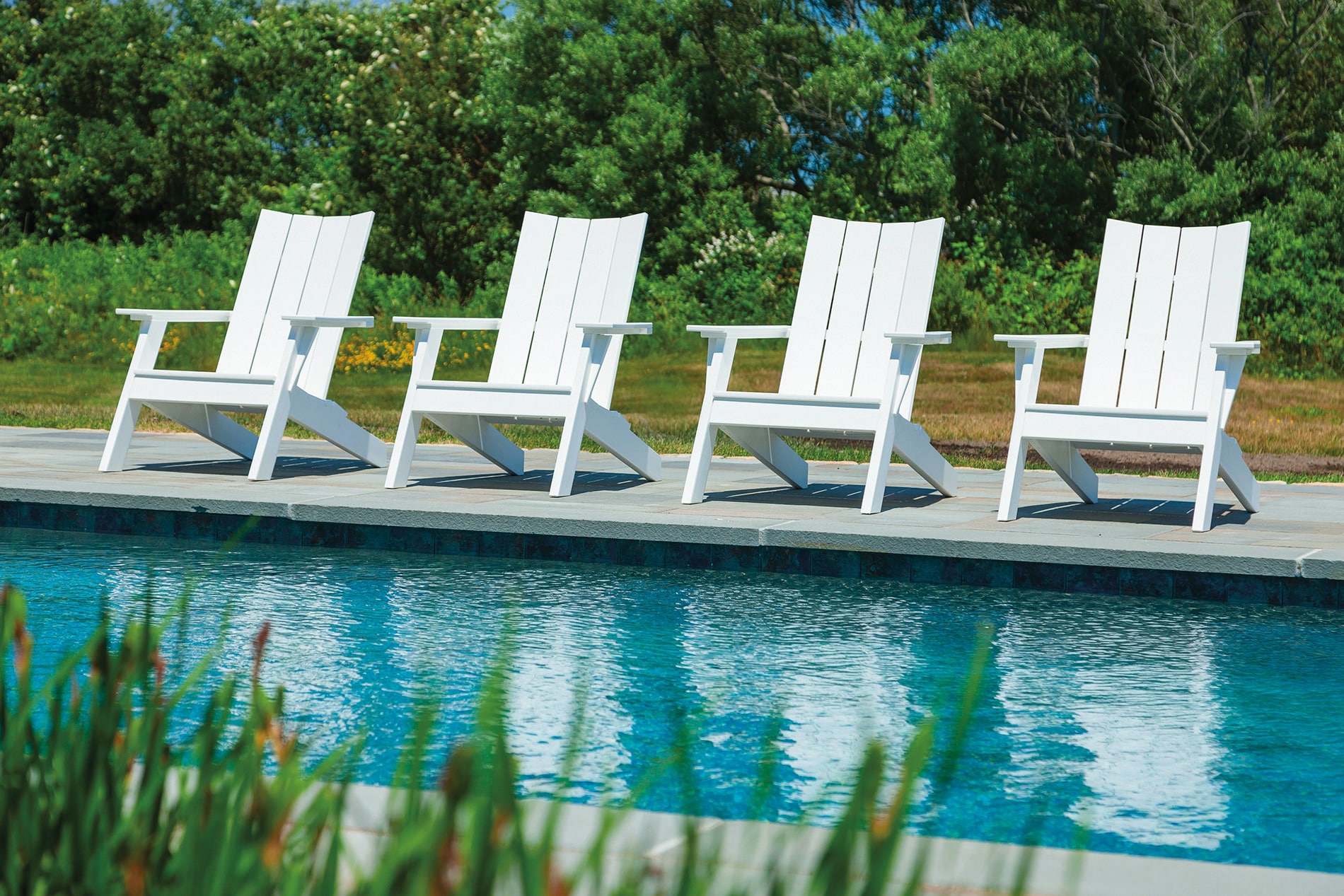 Comfortable Ergonomic Teak Adirondack Chair Walpole Outdoors