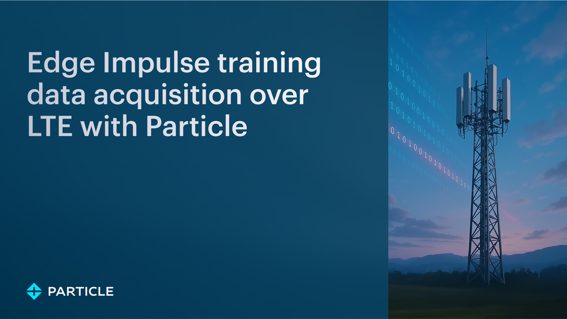Edge Impulse training data acquisition over LTE with Particle