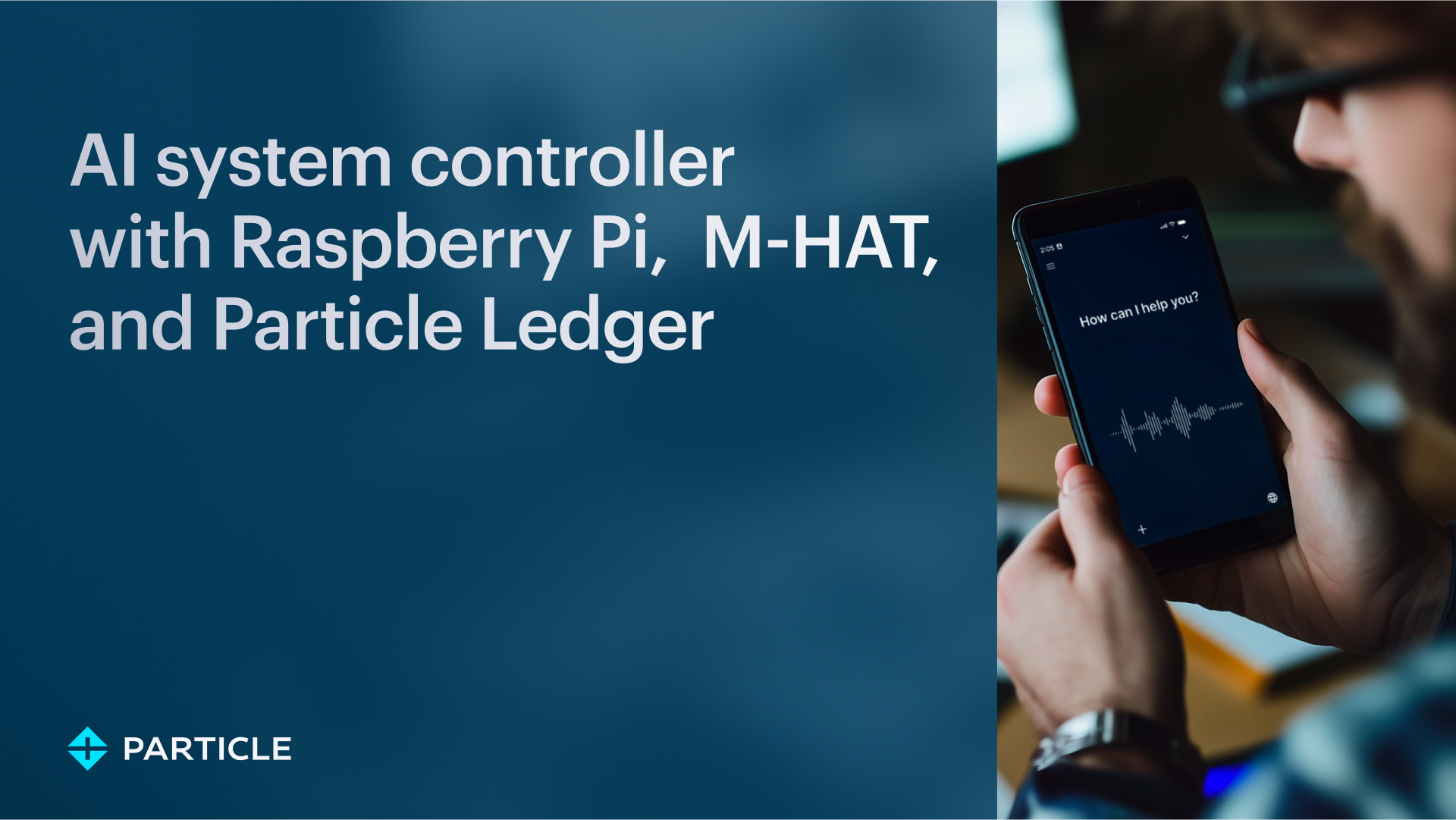 AI system controller with Raspberry Pi, M-HAT, and Particle Ledger
