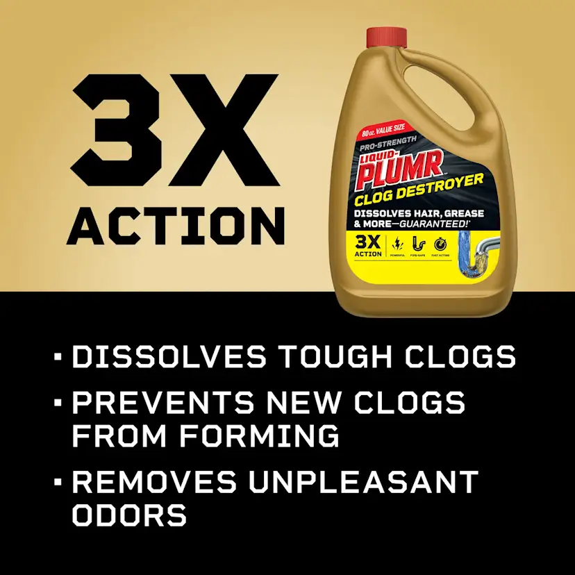 Pro-Strength Liquid Plumr™ Clog Destroyer | Liquid-Plumr®