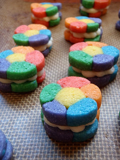 Beautiful, Colorful, Insanely Delicious Rainbow Cookies Recipe ...