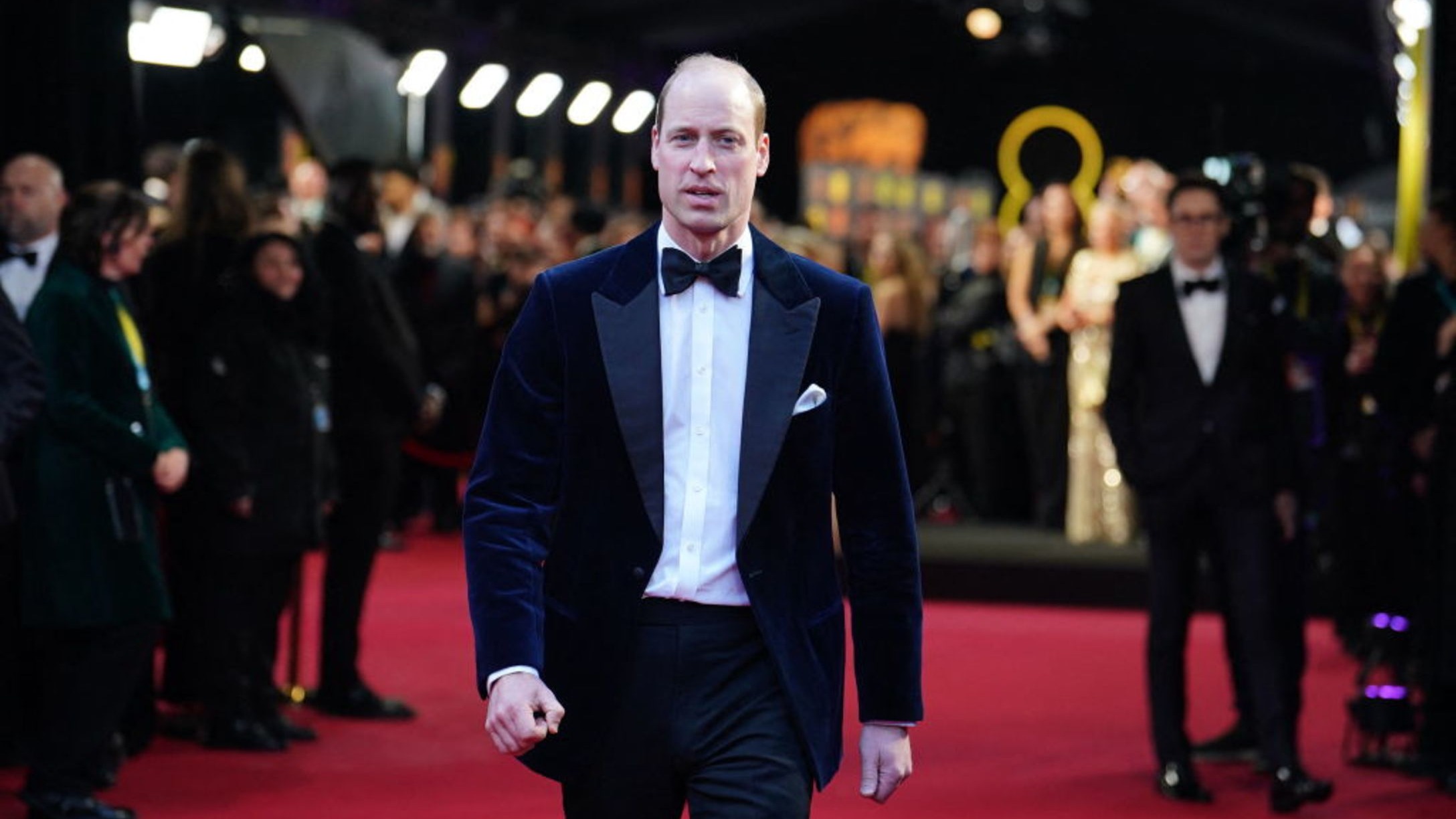 Prince William Walks the Red Carpet Solo at the BAFTA Awards as Kate ...