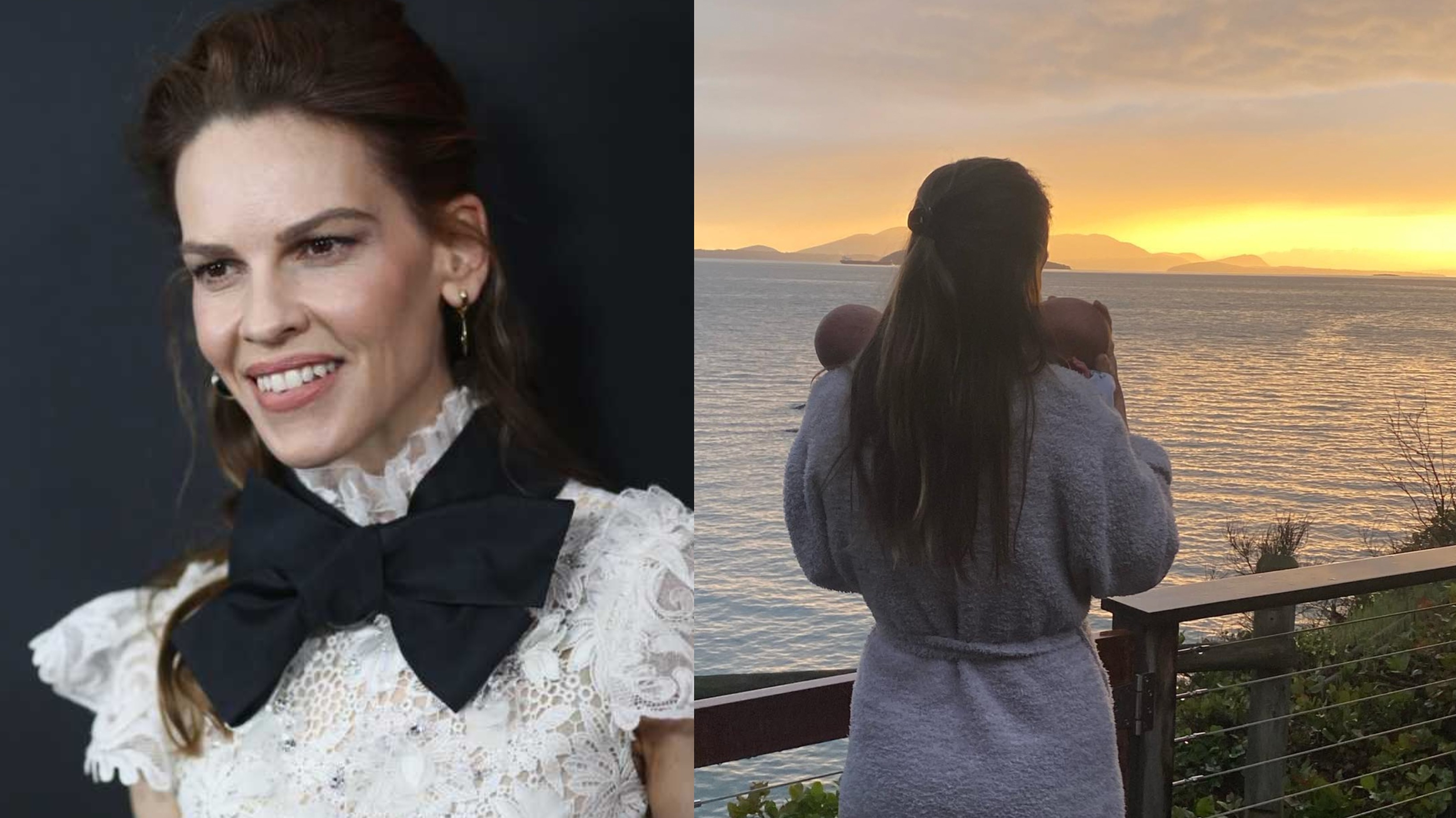 Hilary Swank Reveals Names & New Photos of Her 10-Month-Old Twins ...