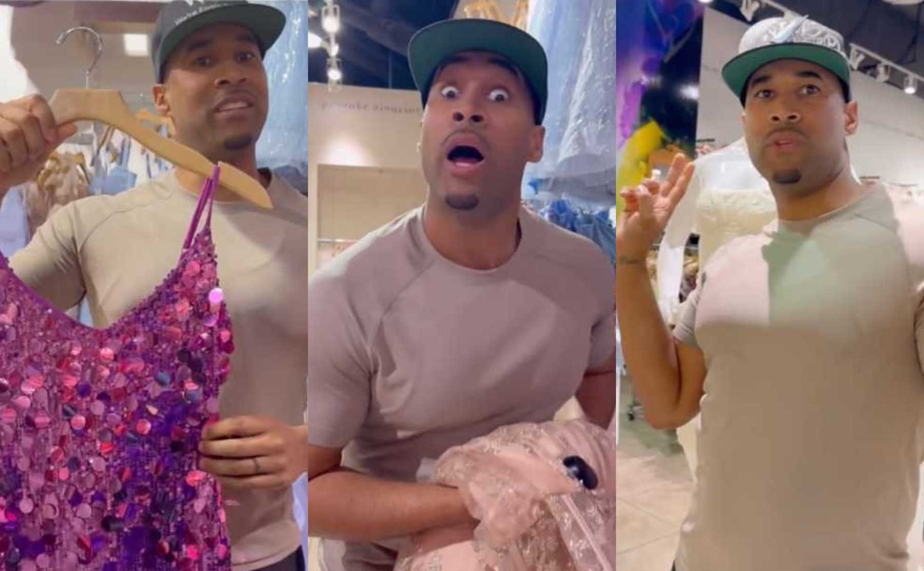 Dad Goes Viral For His Hilarious And Relatable Antics Prom Dress Shopping