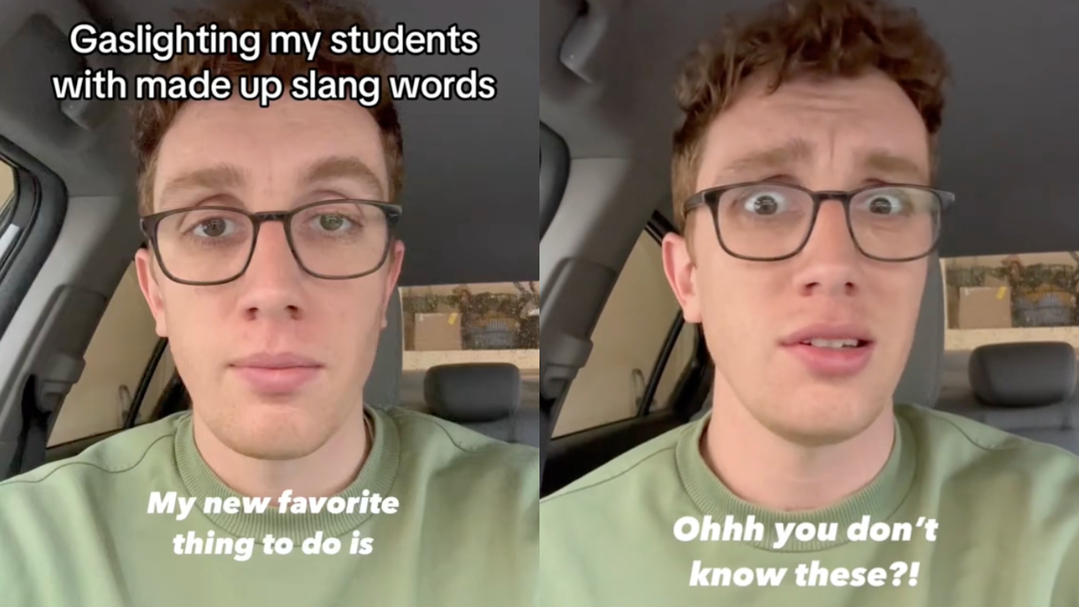 Teacher 'Gaslights' Students With His Made-Up Gen Z Slang Words ...