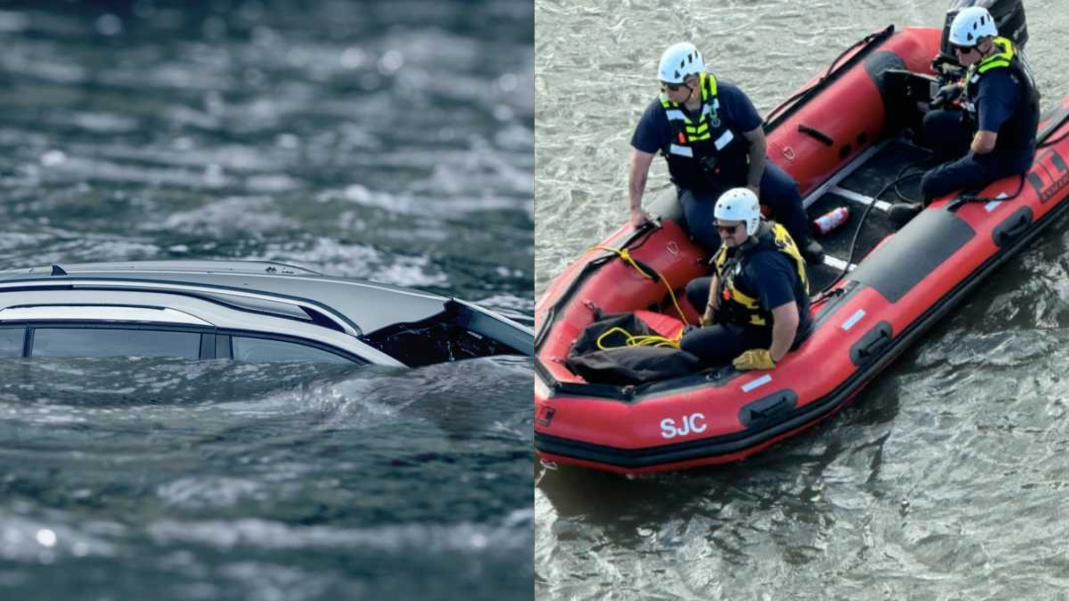 Officials Search for Good Samaritan Who Rescued Mom & Girl After Car ...