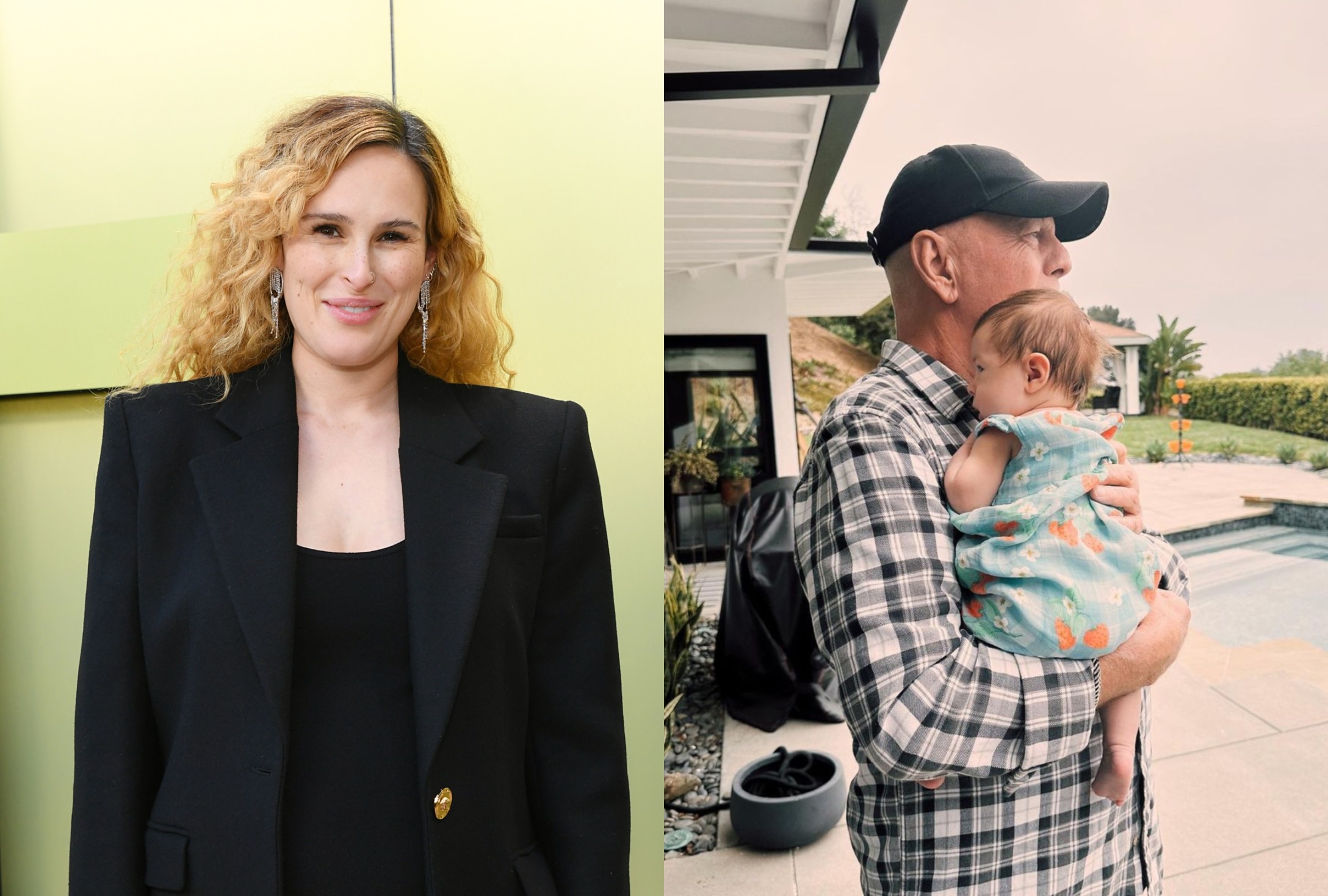 Rumer Willis Shares the First Photos of Grandpa Bruce Willis Holding ...