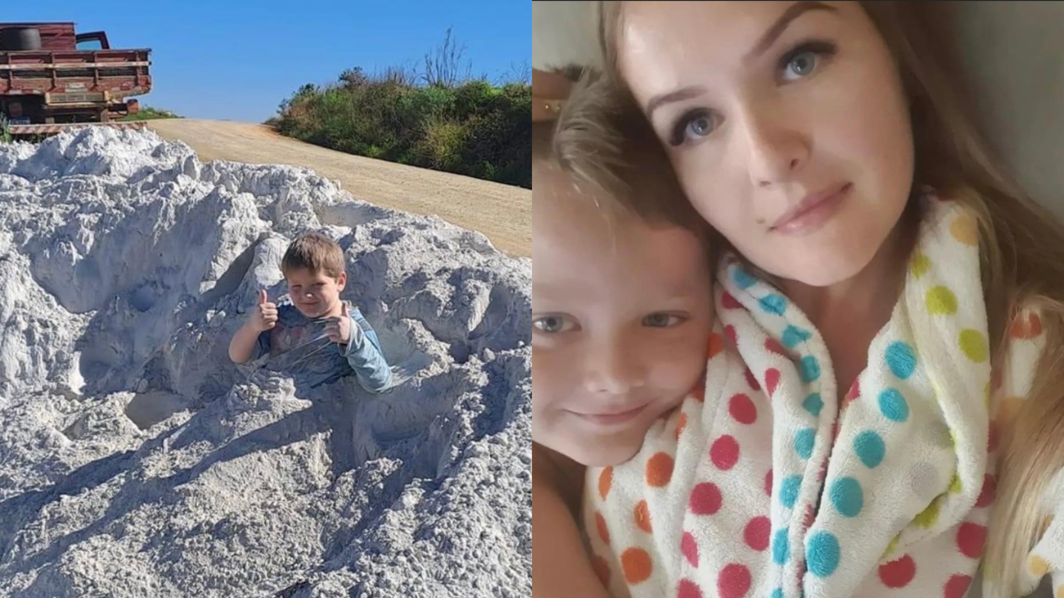 7-Year-Old Boy Who Posed for Cute Pics in Pile of Dust Was Poisoned ...
