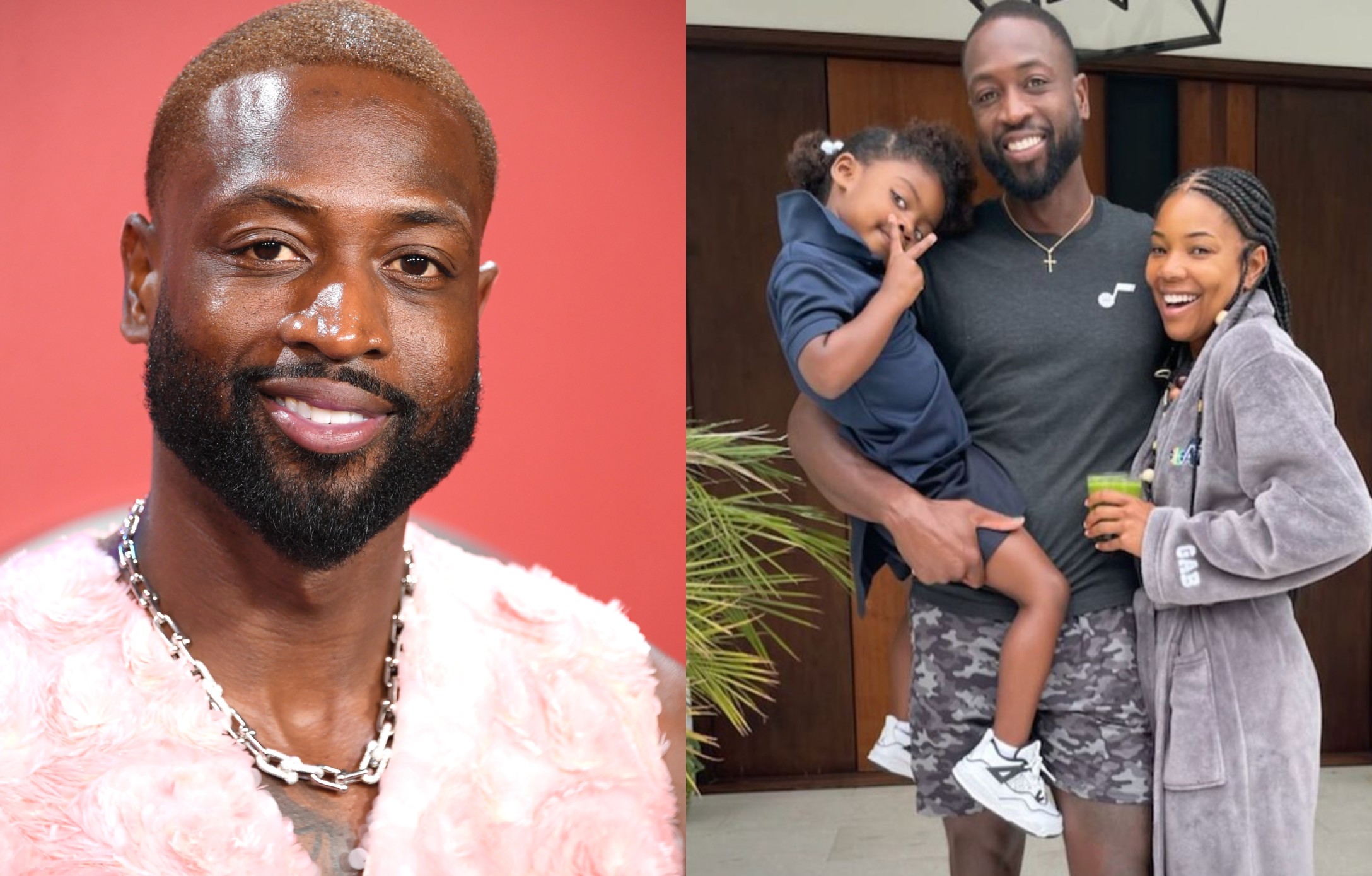 Dwyane Wade Is Getting Hate for Letting 5-Year-Old Daughter Kaavia Give Him a Makeover | CafeMom.com