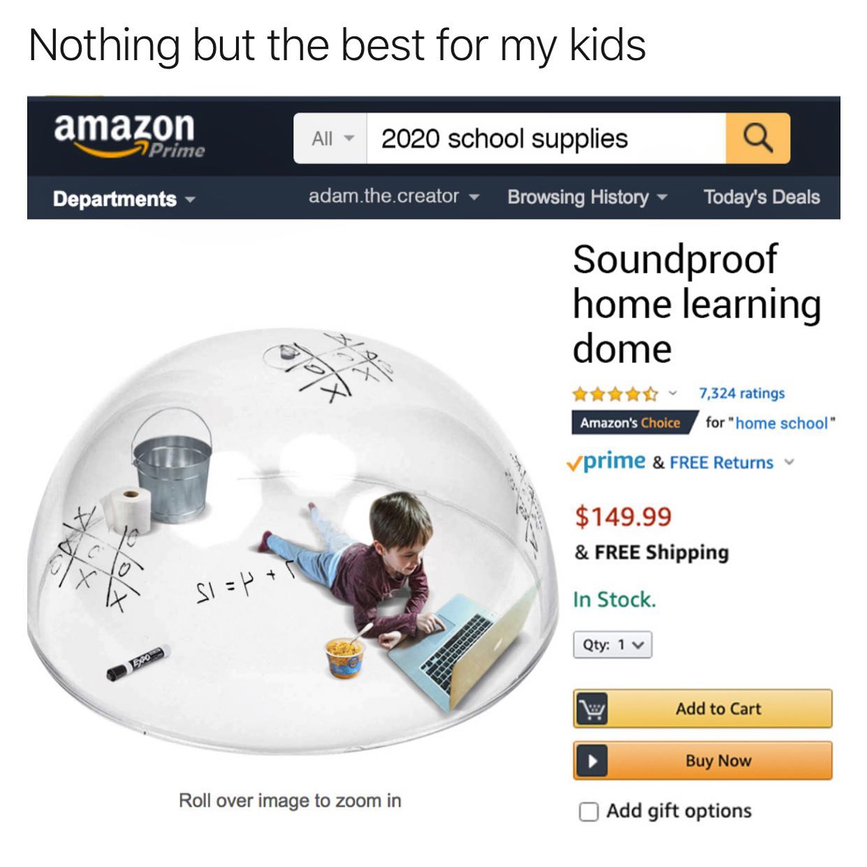 'Amazon' Has a Sound-Proof Home Learning Dome & Honestly, Just Take My ...