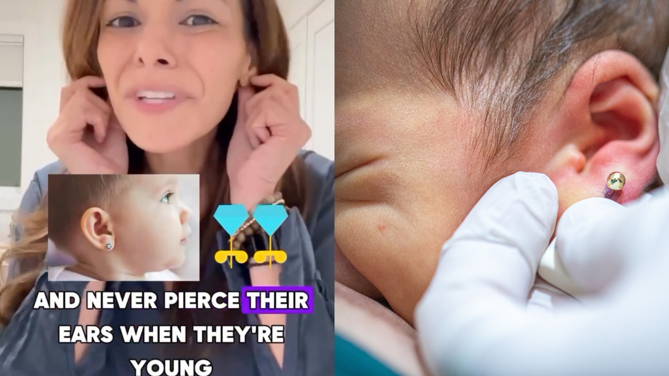 Doctor & Mom of 2 Sparks Heated Debate Telling Parents Not To Pierce ...