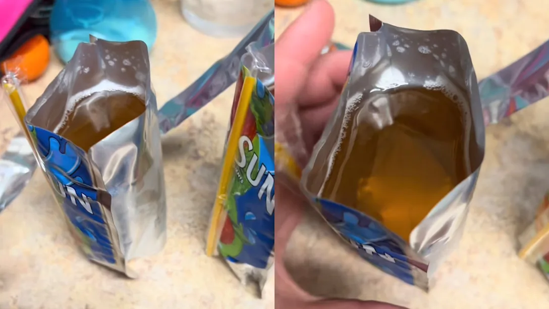 Mom Finds Disgusting Debris Floating in Toddler's Capri Sun Pouch ...