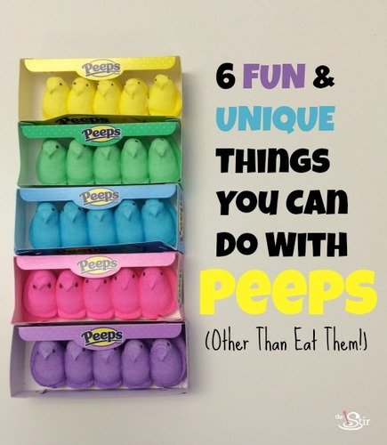 Eating Peeps