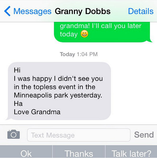 17 Hilarious Texts From Grandmas (PHOTOS) | CafeMom.com