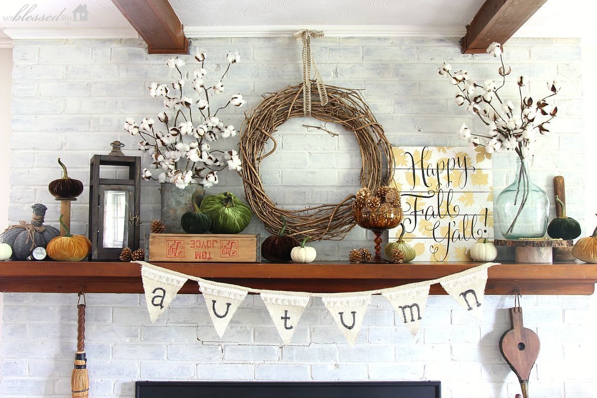 12 Thanksgiving Mantels That Make Us Grateful for Hearth & Home ...