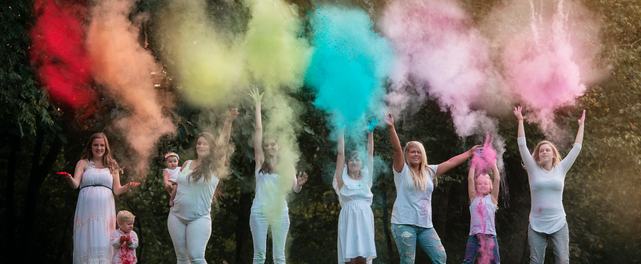The Story Behind This Rainbow Baby Smoke-Bomb Photo Shoot Is Even More ...