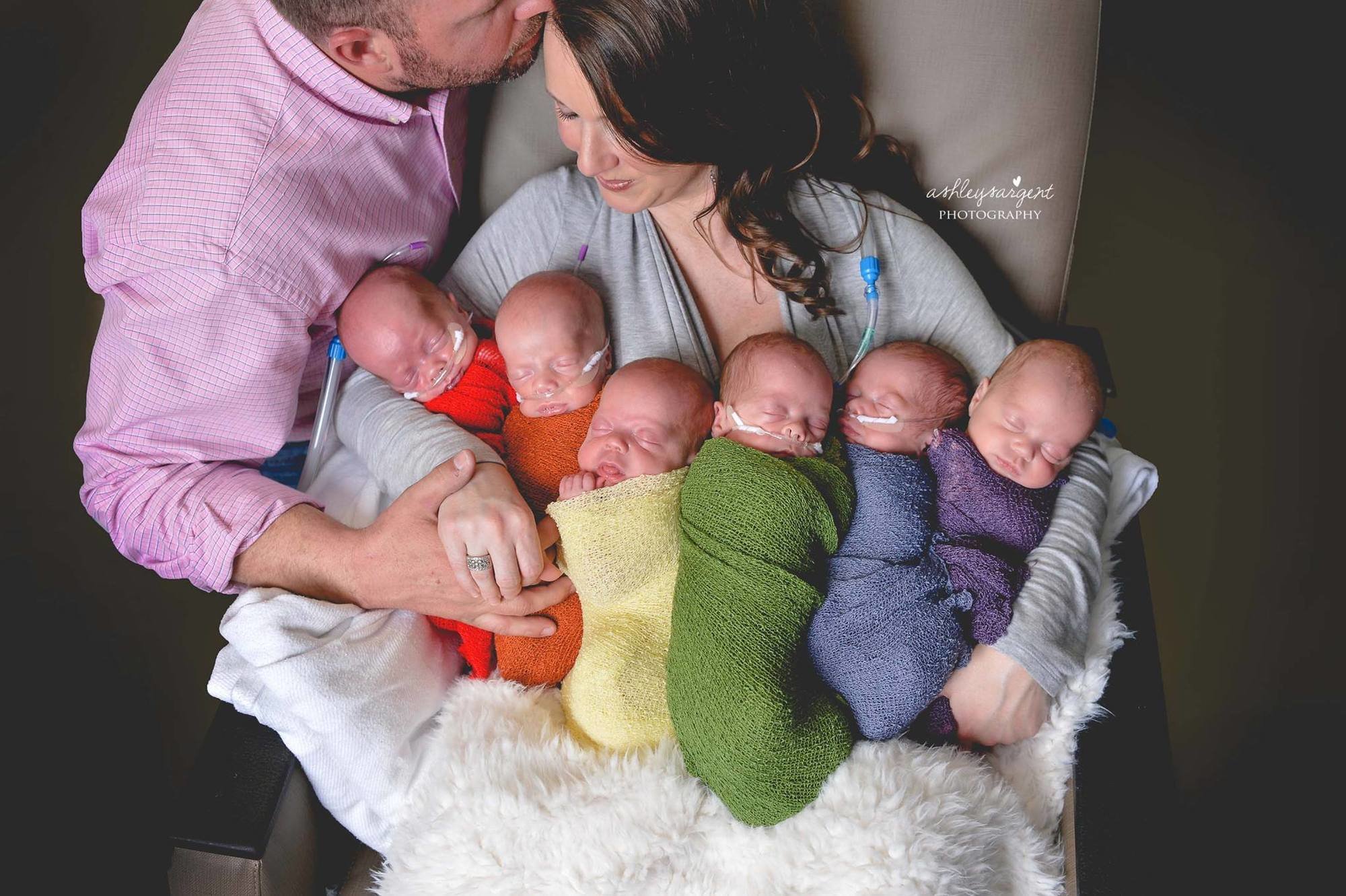Mom of 3 -- Including Twins -- Welcomes Rainbow Baby Sextuplets ...