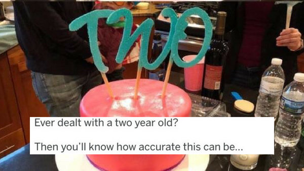 A 2-Year-Old's Birthday Cake Fail Is Seriously Inappropriate | CafeMom.com