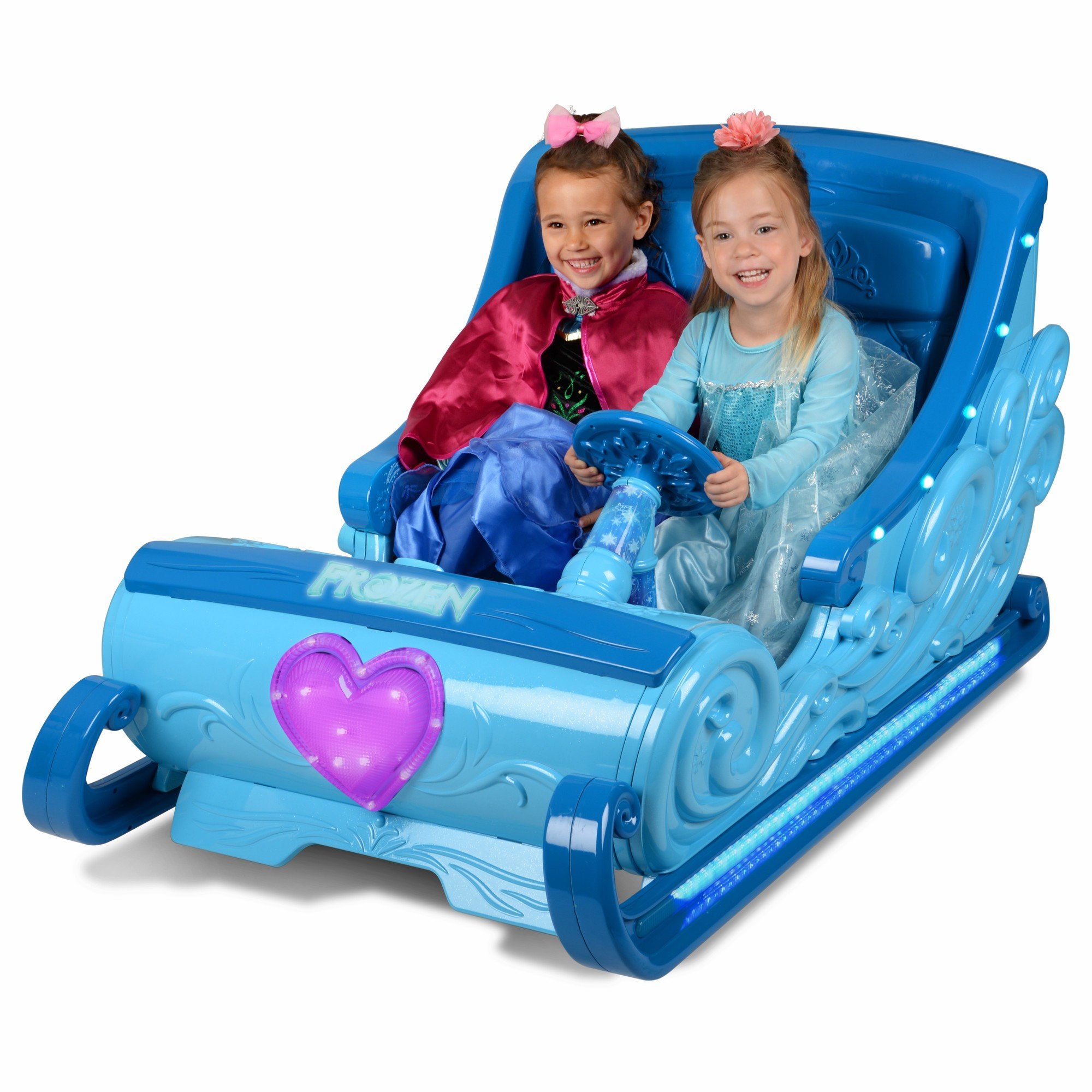 Elsas & Anas Can Ride In Their Own Motorized 'Frozen' Sled | CafeMom.com