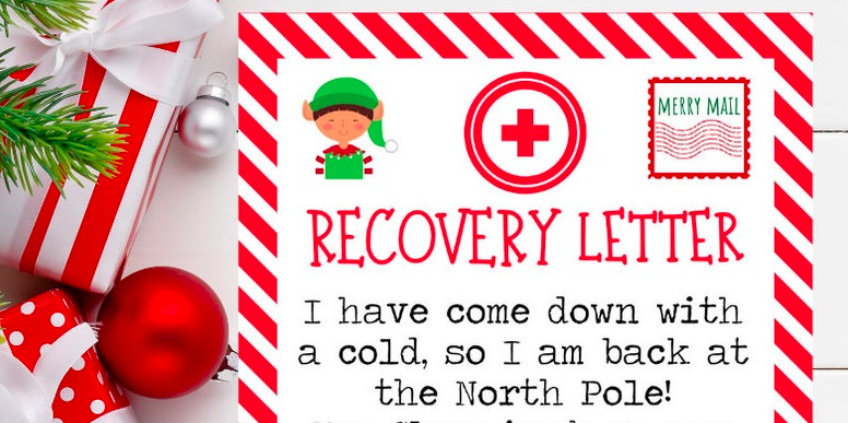 'Sick Day' Elf on the Shelf Card Perfect for Moms Needing a Break ...