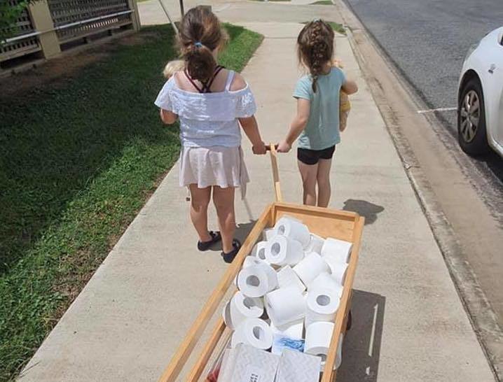 Kids Hand Out Toilet Paper To Elderly During COVID-19 | CafeMom.com