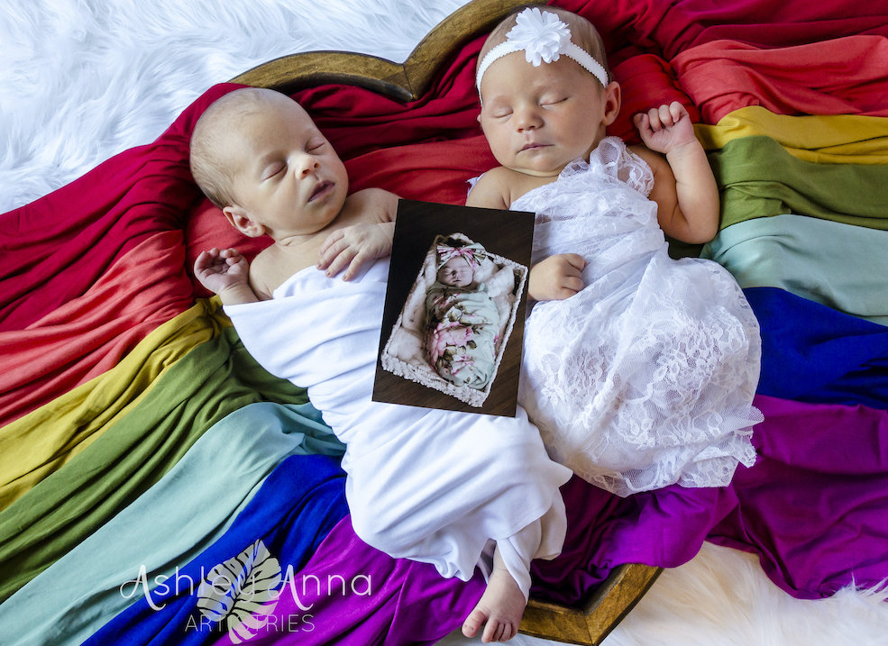 Photographer Captures Twin Rainbow Baby Photo Shoot | CafeMom.com