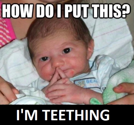 13 Memes That Hilariously Sum Up Life With a Teething Baby | CafeMom.com