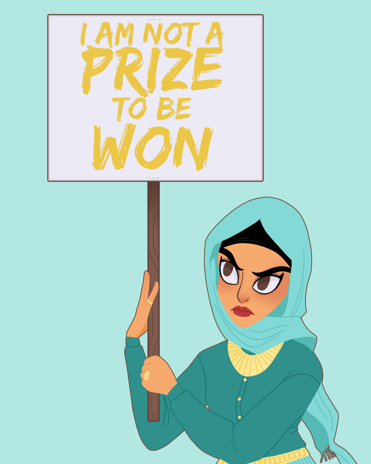 Artists Reimagines Disney Princesses as Feminist Activists | CafeMom.com