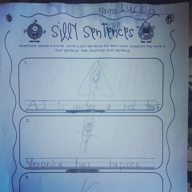 26 Times Kids' Homework Turned Embarrassingly Rated R | CafeMom.com